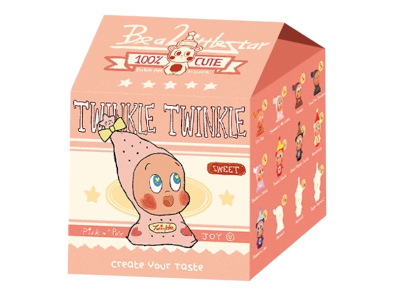 Pop Mart Twinkle Twinkle Create Your Taste Series B Figures Single ...
