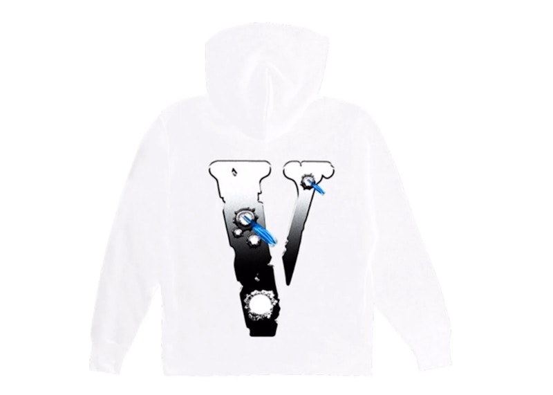 Pop Smoke x Vlone Hawk Em' Hoodie White Men's - US