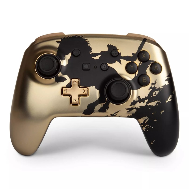 PowerA Nintendo Switch Legends of Zelda Wireless Controller Gold Rider - US