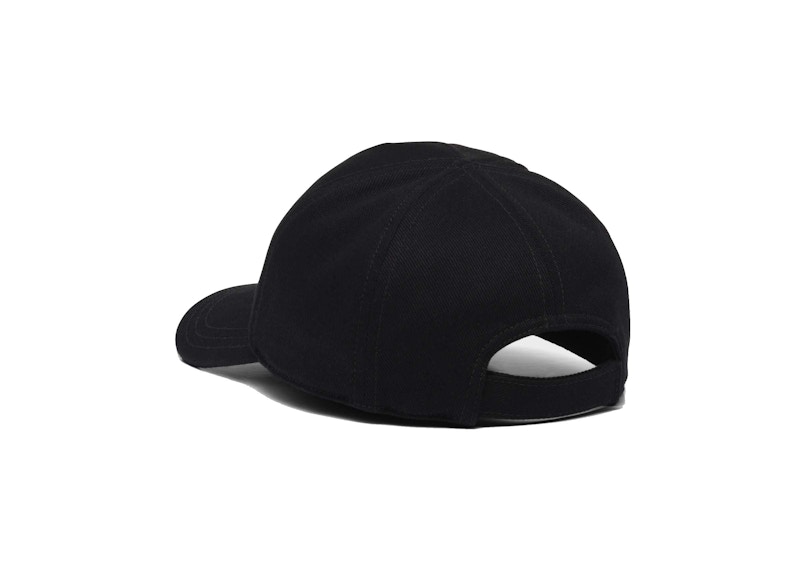 Prada Logo Cap Black in Cotton - US