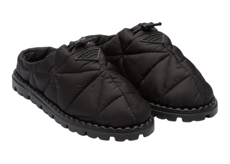 Prada Quilted Slides Black Nylon - 2S2954_3LGO_F0002_F_G000 - US