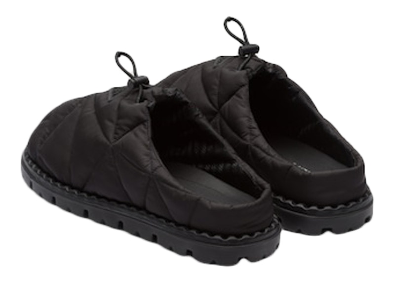 Prada Quilted Slides Black Nylon - 2S2954_3LGO_F0002_F_G000 - US