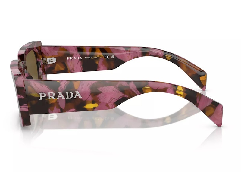 Prada Square Sunglasses Black (PR A07S) in Acetate with Silver-tone - GB