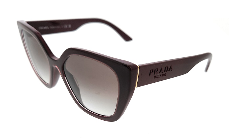 Prada Square Sunglasses Bordeaux/Red (0PR 24XS UAN0A7) in Acetate with ...