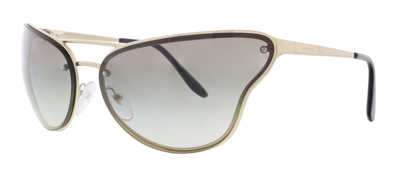 Prada Square Sunglasses Light Gold (0PR 74VS ZVN0A7) in Acetate/Metal - US