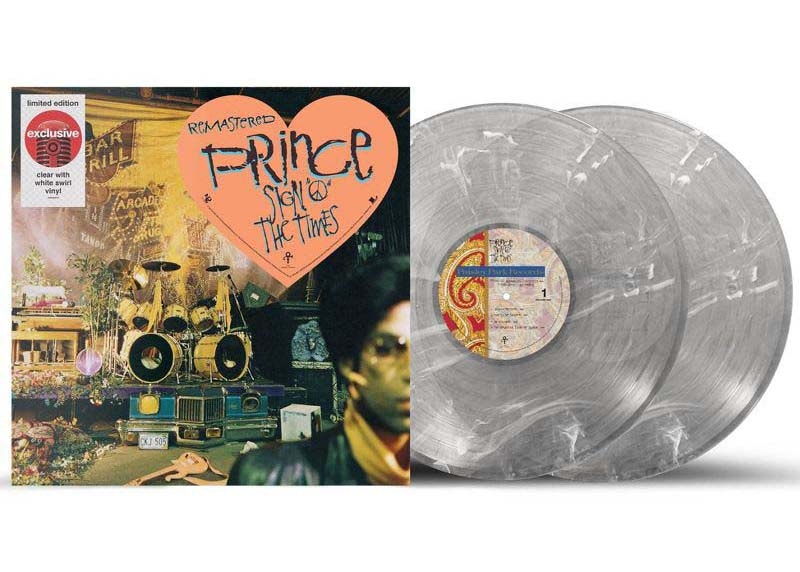 Prince Sign O' The Times Target Exclusive 2XLP Vinyl Clear with White ...