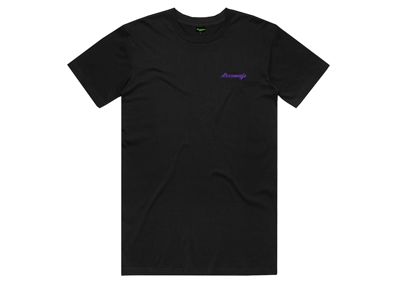 Psychworld x Lancey Foux Mini Logo T-shirt Black Men's - SS21 - US