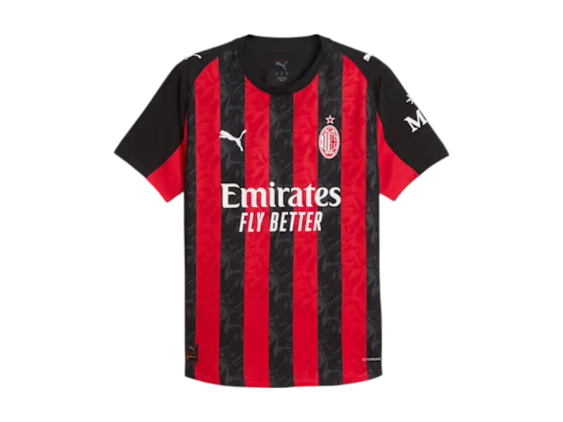 Puma AC Milan '25/'26 Home Authentic Jersey For All Time Red/Black Men ...