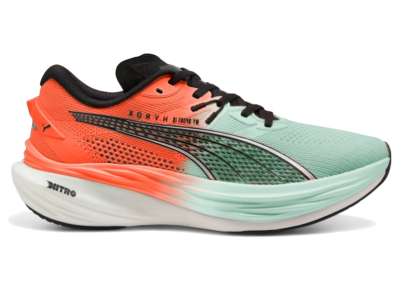 Puma Deviate Nitro 3 HYROX Glowing Red Mint Men's - 312293-01 - US