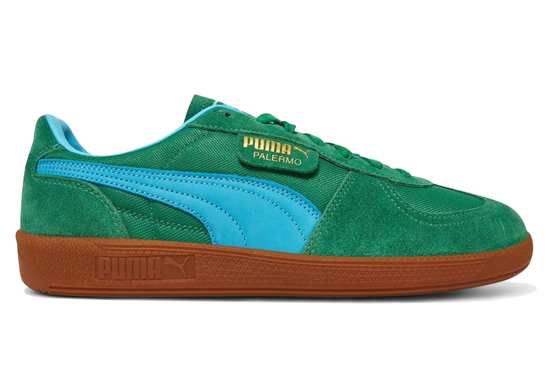 Puma Palermo Vintage Update Archive Green Bright Aqua Men's - 401364-01 ...