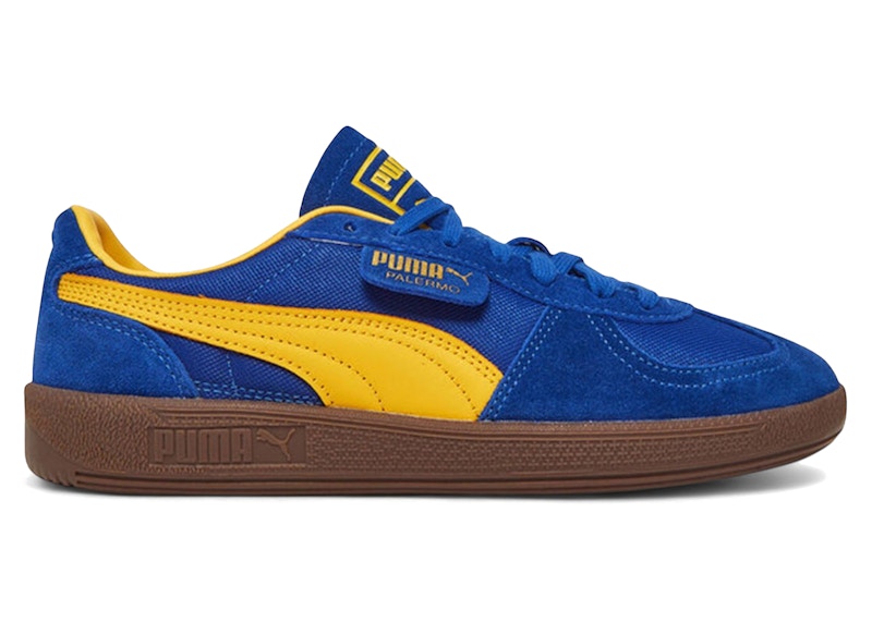 Puma Palermo Vintage Update Vivid Blue Sunny Yellow Men's - 401364-02 - US