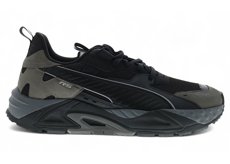Puma RS-Trck Slate Black Cool Dark Grey Silver Men's - 391577-01 - US