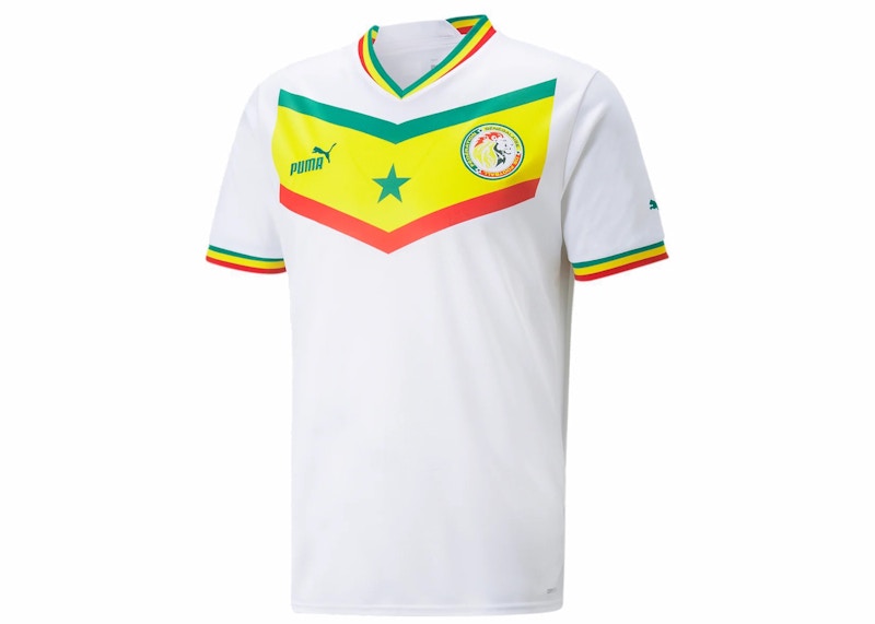 Puma Senegal Home 22/23 Jersey White/Pepper Green Men's - FW22 - US