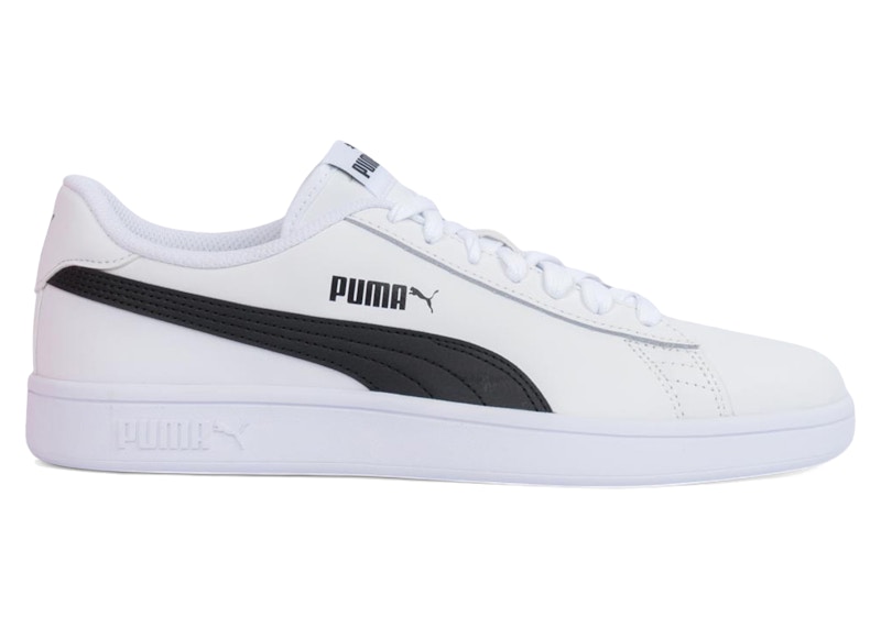 Puma Smash V2 L White Black Men's - 365215-01 - US
