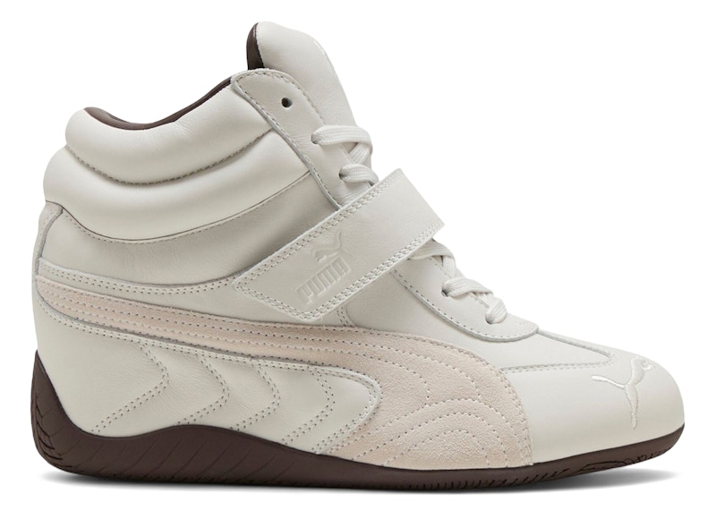 Puma Speedcat Wedge White Brown (Women's) - 408120-01 - US