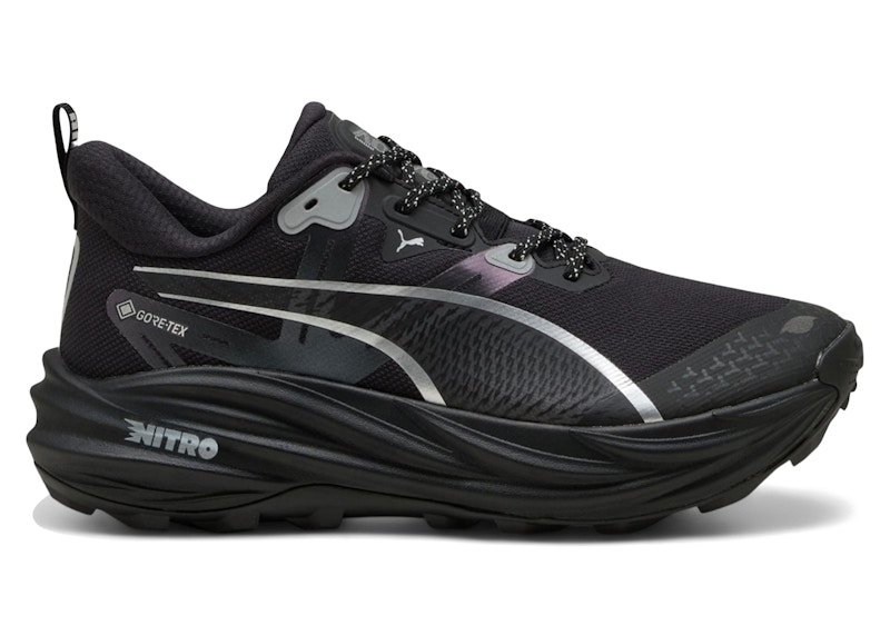 Puma Voyage Nitro 4 Gore-Tex Black Silver Men's - 311043-01 - US