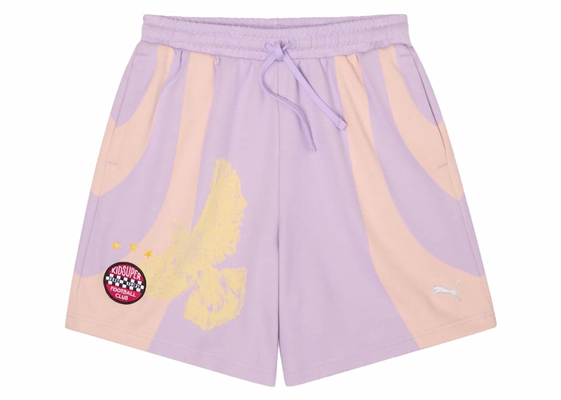 Puma x Kidsuper Knit Shorts Vivid Violet Kids' - SS24 - US