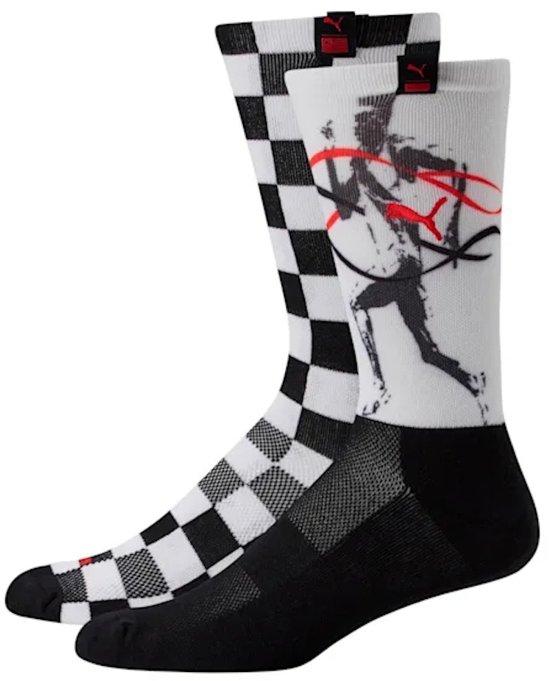 Puma x TMC Crew Socks (2 pk) Black/White Men's - US