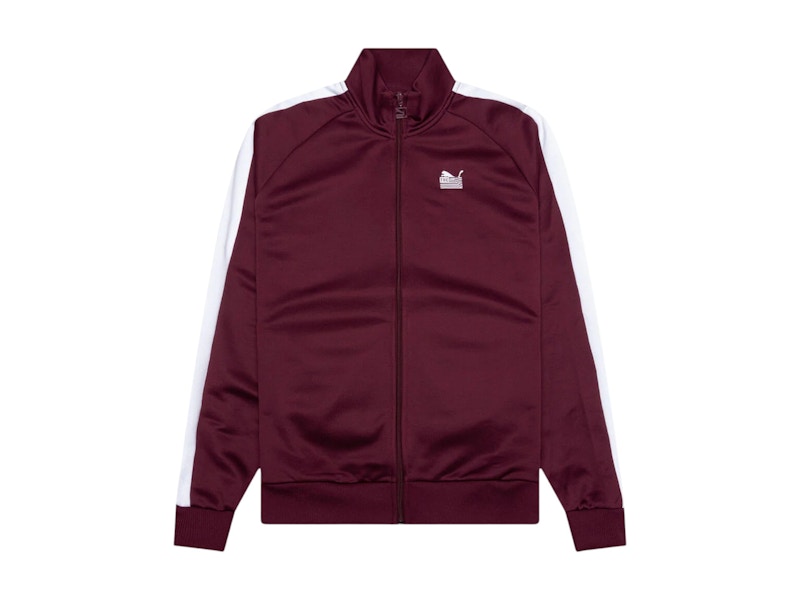Puma x TMC Hussle T7 Jacket Burgundy Men's - SS25 - US