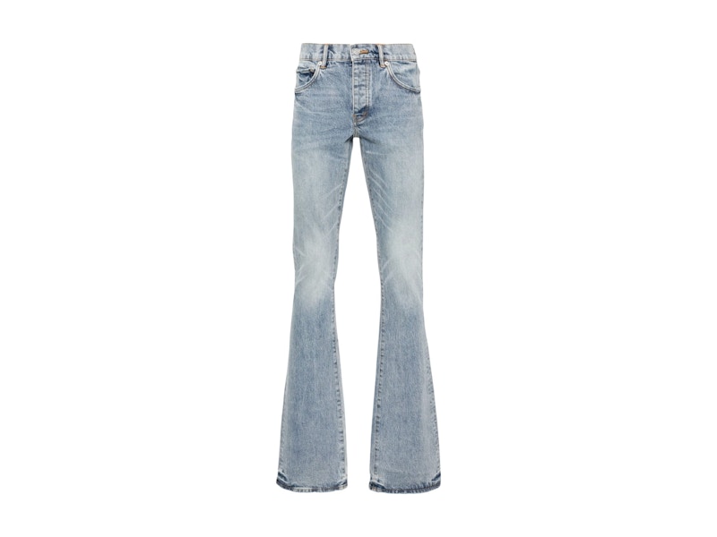 Purple Brand Super Stack Flare Jean Mid Indigo Men's - FW24 - GB