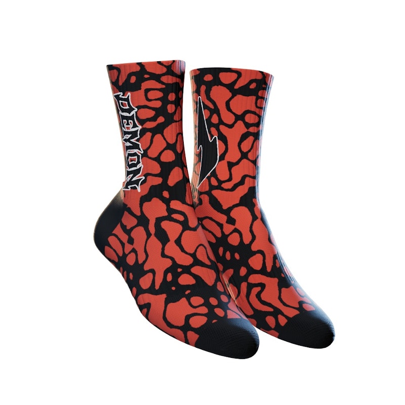 RTFKT CloneX Demon Socks Red/Black - US