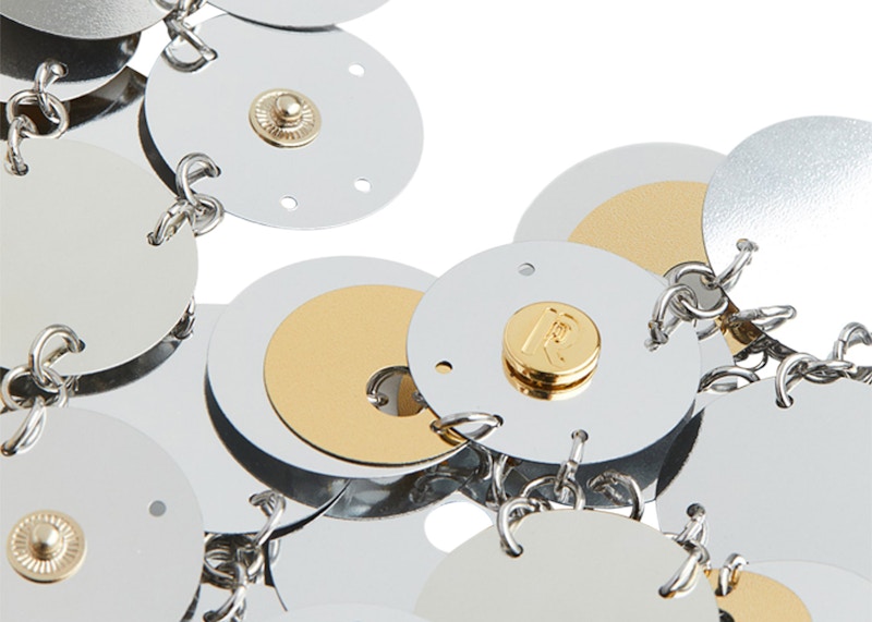 Rabanne H&M Sequin-Disc Mini Dress Silver/Gold - FW23 - US