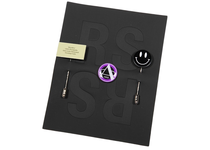 Raf Simons Set Of Metal Pins - US