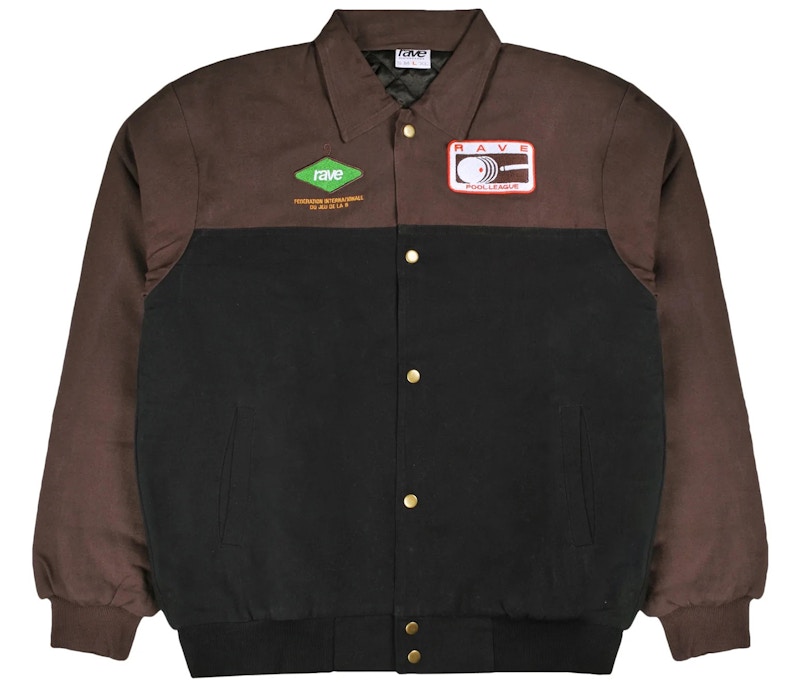 Rave Skateboards 9Ball Jacket Black Brown Men's - FW22 - US
