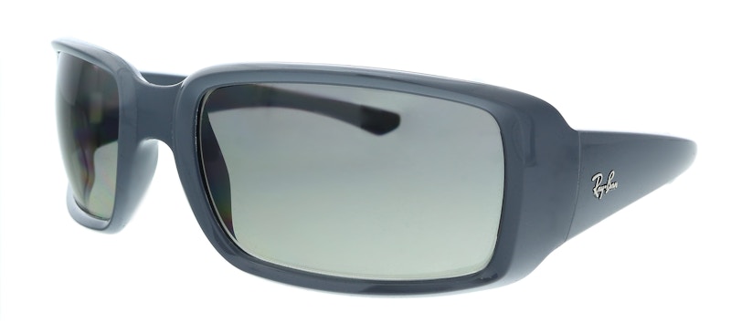 Ray-Ban Rectangle Sunglasses Polished Grey (0RB4338 649711) in Acetate ...
