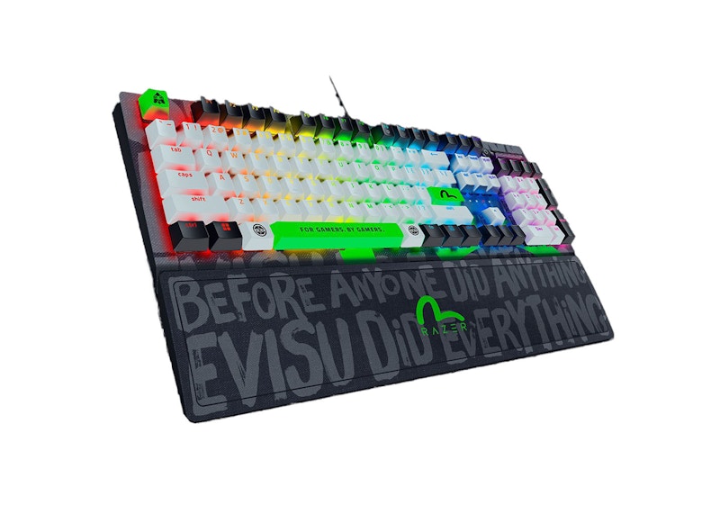 Razer x EVISU BlackWidow V3 (Green Switch) Mechanical Gaming Wired ...