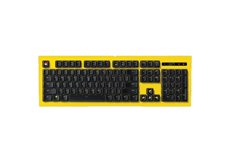 Razer x Pokémon Pikachu Limited Edition Backlit Keyboard RZ03-02043700 ...