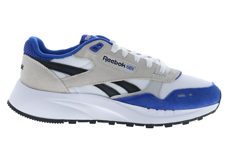 Reebok Classic Leather 2400 White Boundless Blue Black 남성 - 100201041 - KR