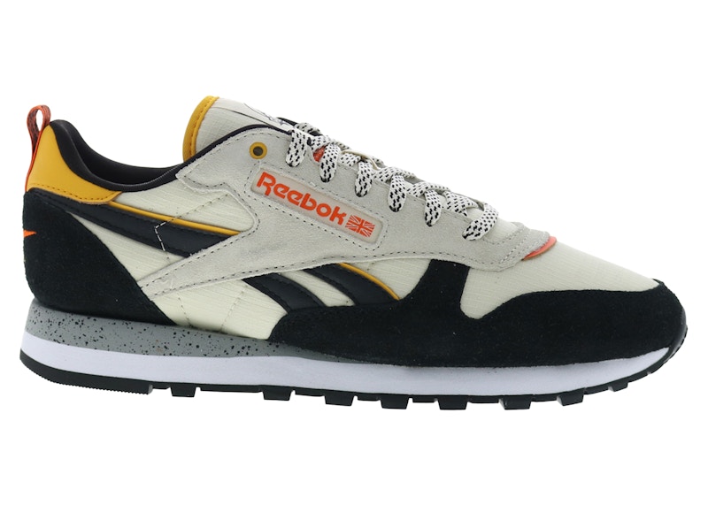 Reebok Classic Leather Outdoor Vibes Alabaster Black Men's - 100201122 - US