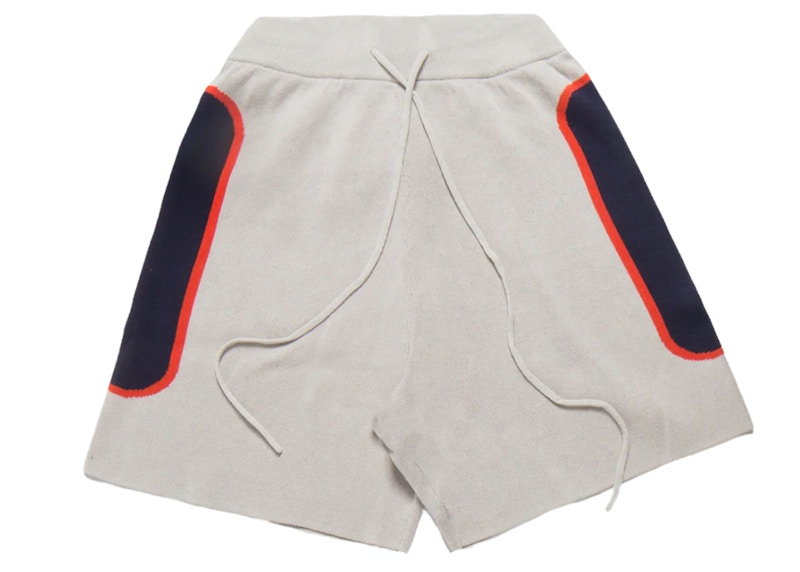 Renowned Boogie Knit Shorts Cream Men's - SS22 - US