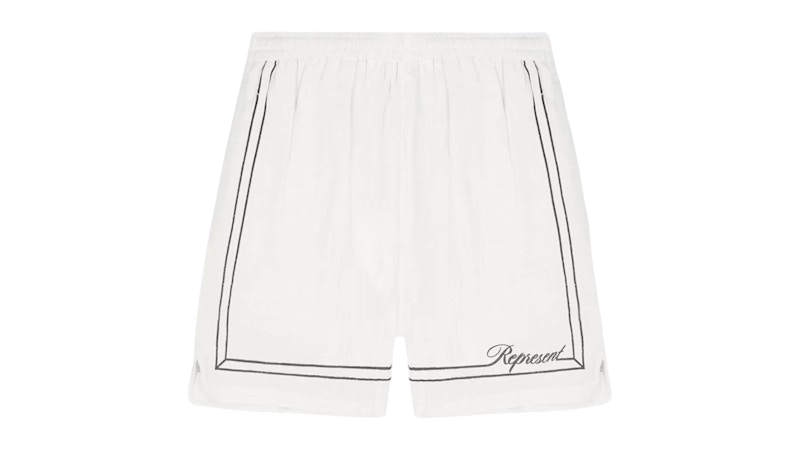Represent Border Short Whisper White Men's - SS25 - US