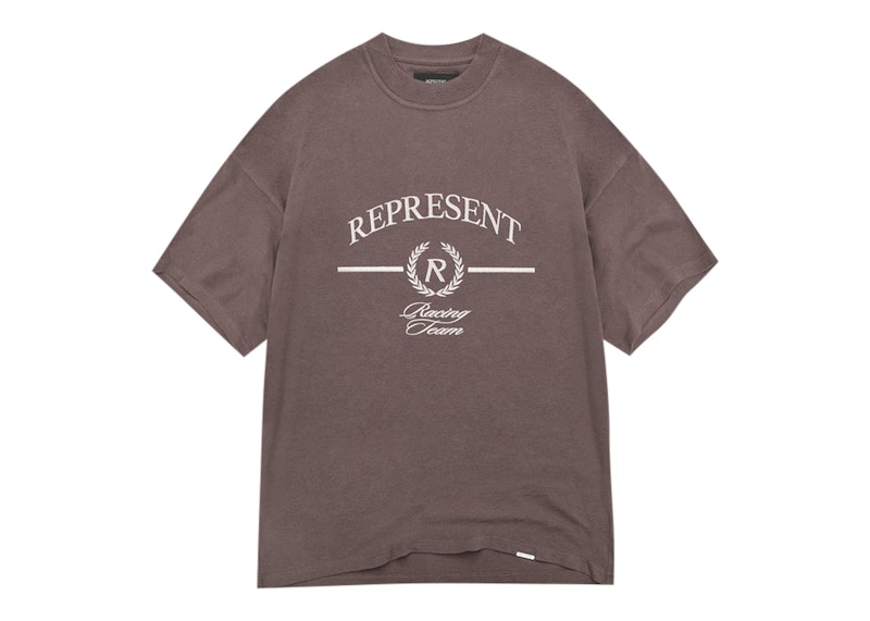 Represent Crest T-Shirt Fog/White - SS23 - CN