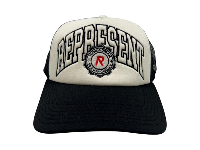 Represent Legacy Crest Cap Antique White Men's - FW25 - GB