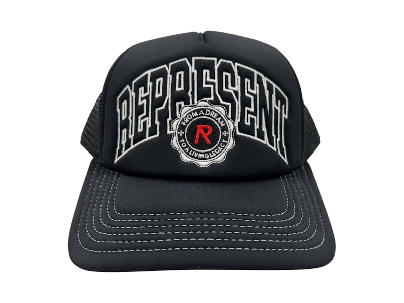 Represent Legacy Crest Cap Black Hombre - FW25 - US