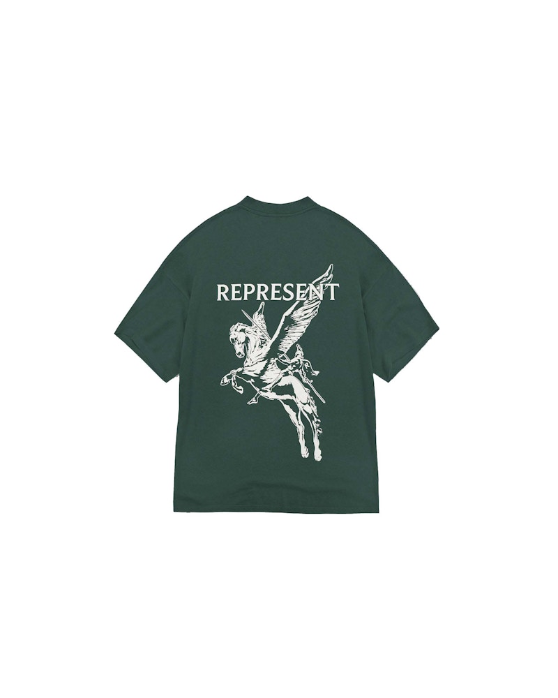 Represent Mascot T-Shirt Shirt Forest Green Men's - FW23 - US