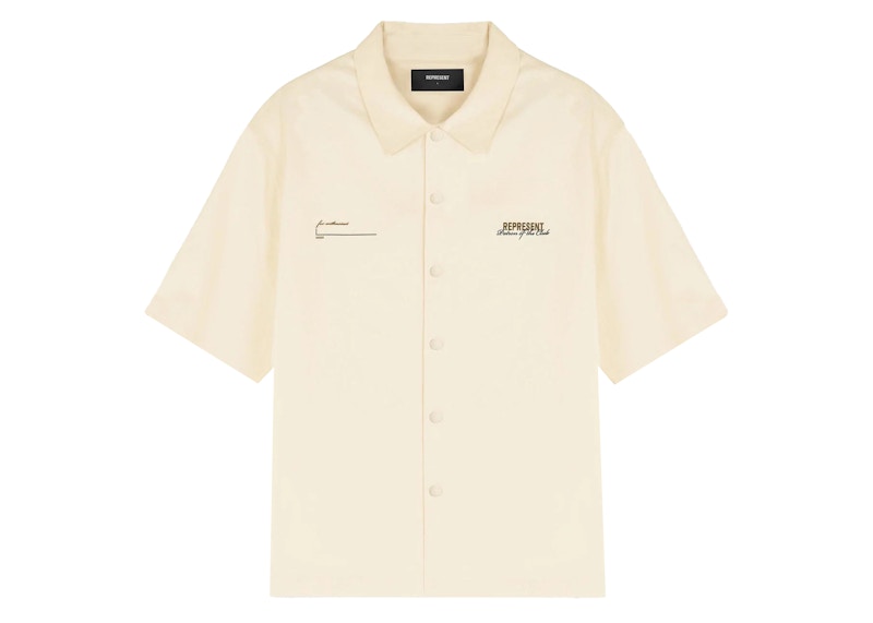 Represent Patron Of The Club Shirt Cream Men's - Capsule - US