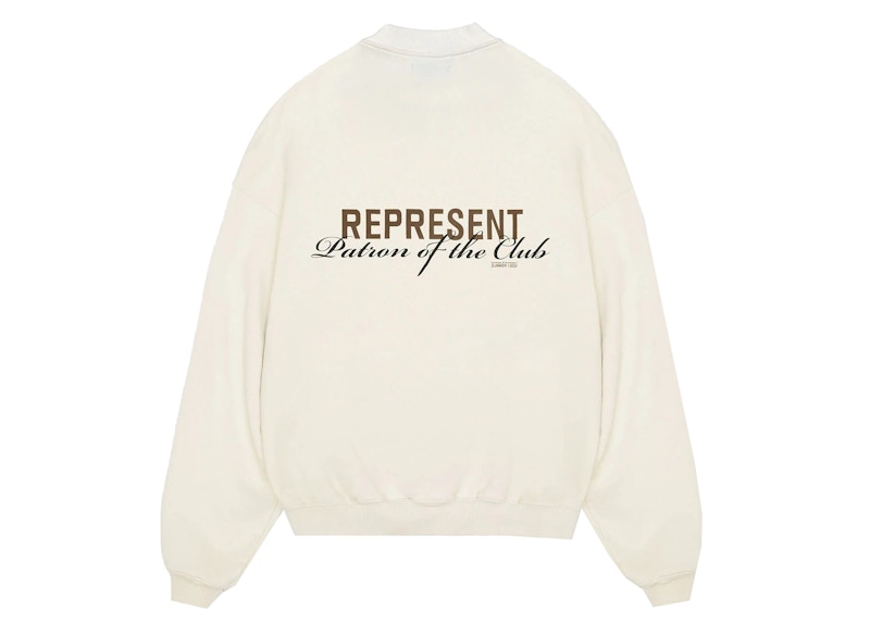 Represent Patron Of The Club Sweater Cream Men's - Capsule - US