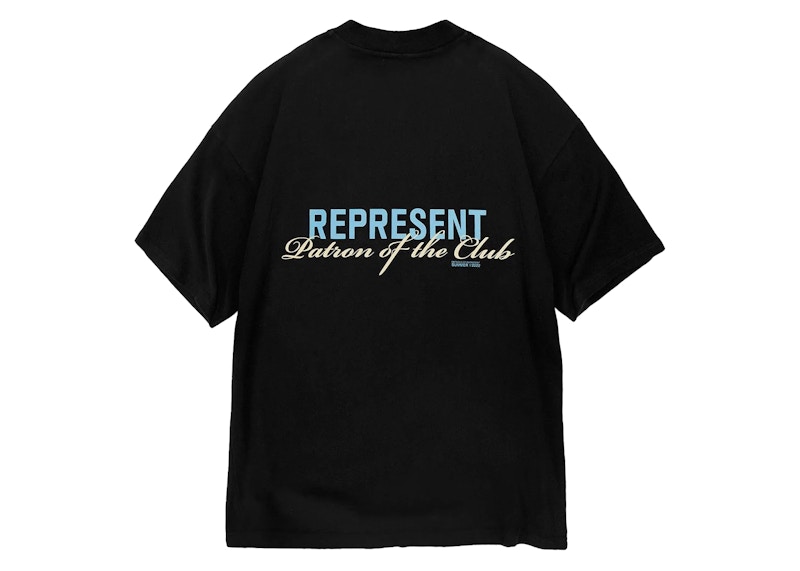 Represent Patron Of The Club Tee Black Men's - Capsule - US