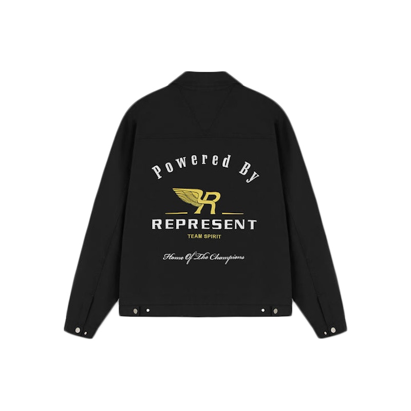 Represent Team Spirit Jacket Black Men's - US