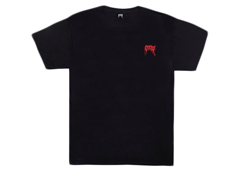 Revenge Basic Embroidery Tee Black/Red - FW22 - MX