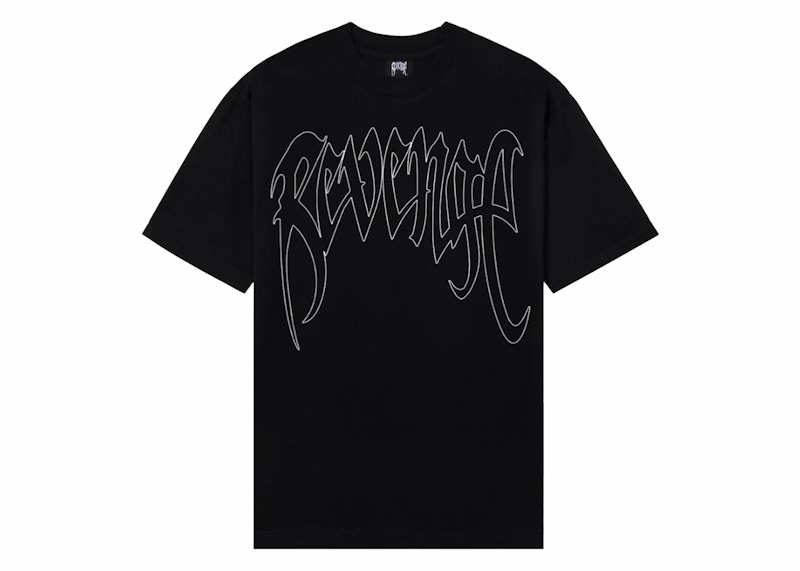 Revenge Outline Tee Black Men's - SS24 - US