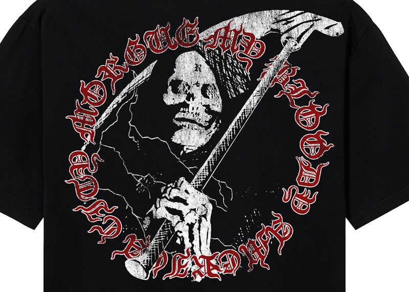 Revenge x City Morgue Grim Reaper Tee Black Men's - SS24 - US
