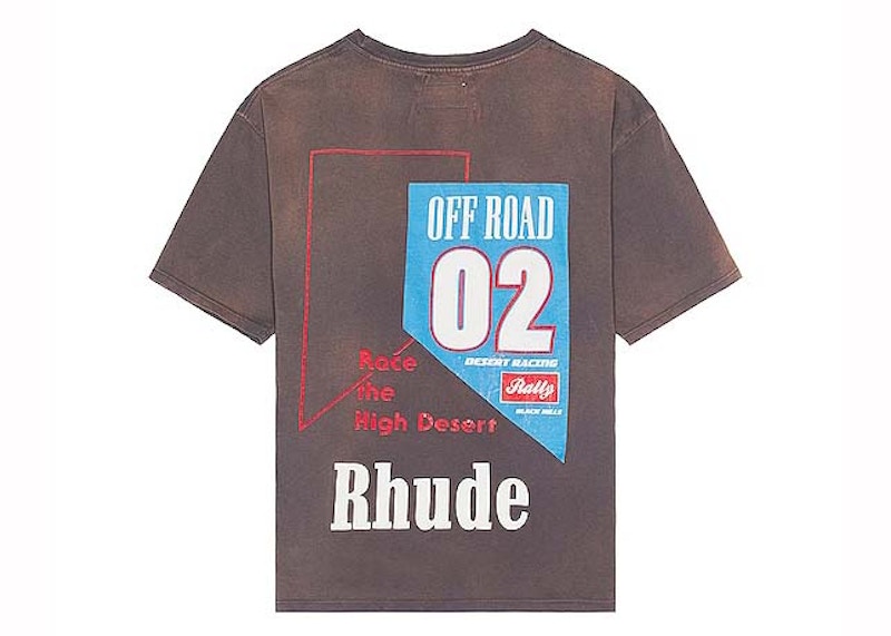 Rhude 2 Tee Grey Men's - US