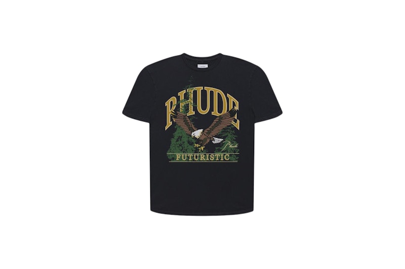 Rhude Merch Future Tee Black Men's - SS21 - US