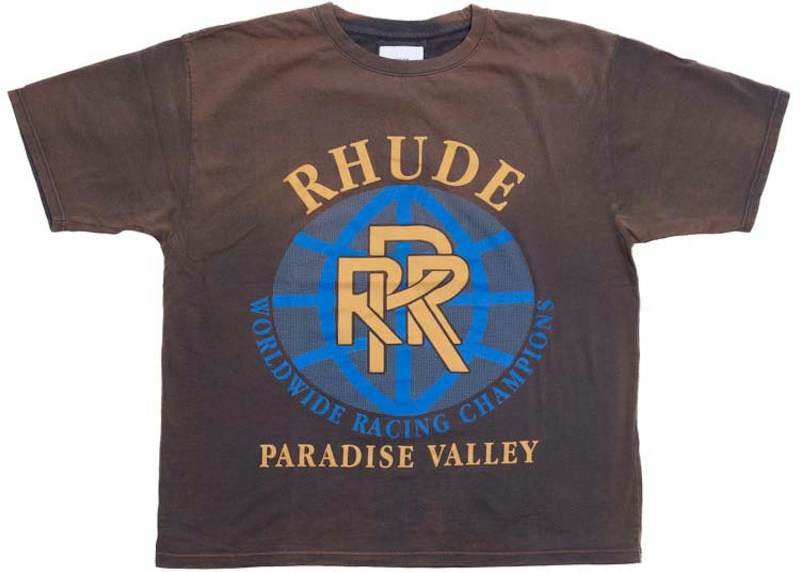 Rhude Paradise Valley Tee Grey Men's - US