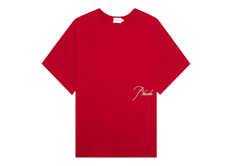 Rhude Reverse T-Shirt Cherry Red - SS22 - CN